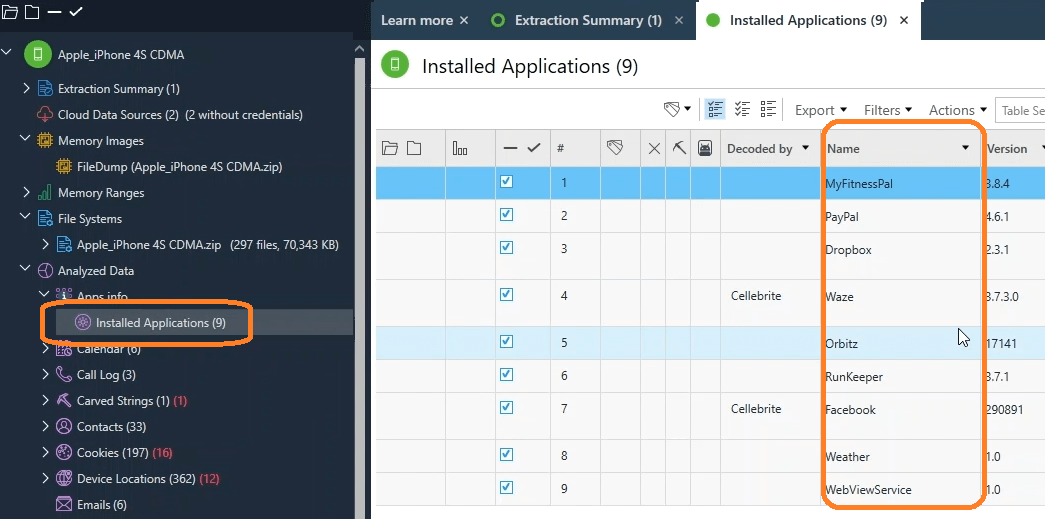 How to Detect Unparsed Applications in Cellebrite Physical Analyzer ...