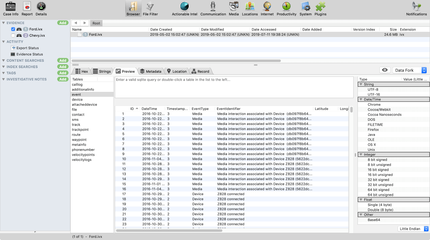 Cellebrite Inspector Provides Berla iVe Support - Cellebrite