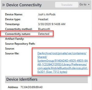 How to Use iOS Bluetooth Connections to Solve Crimes Faster