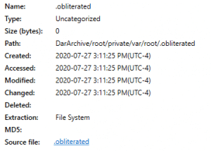 Detecting iOS Wipe Artifacts in Forensics Investigation