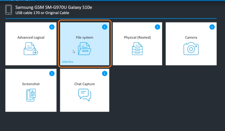 How to Use the Selective File System Extraction in Cellebrite UFED ...